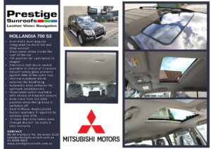 Webasto Hollandia 700 Series 3 Integrated Electric Sunroof – Complete 4×4